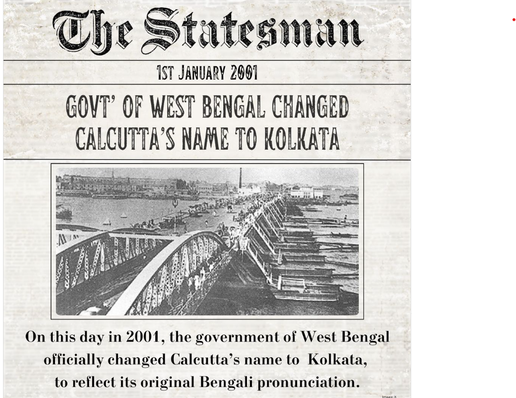 The History of Calcutta’s Nomenclature – Arup K. Chatterjee